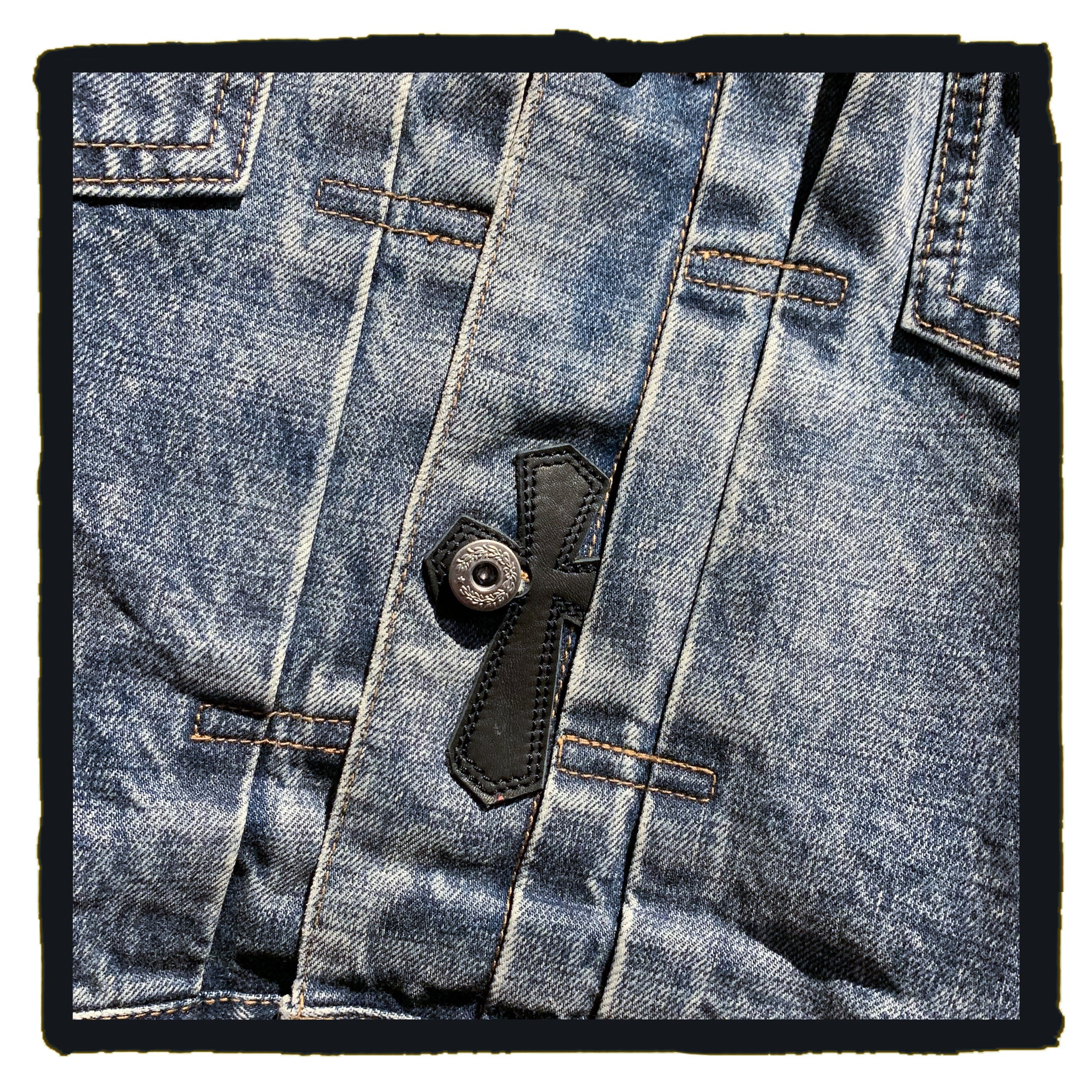 reborn project - full house denim & workshop denim jacket – deep anger