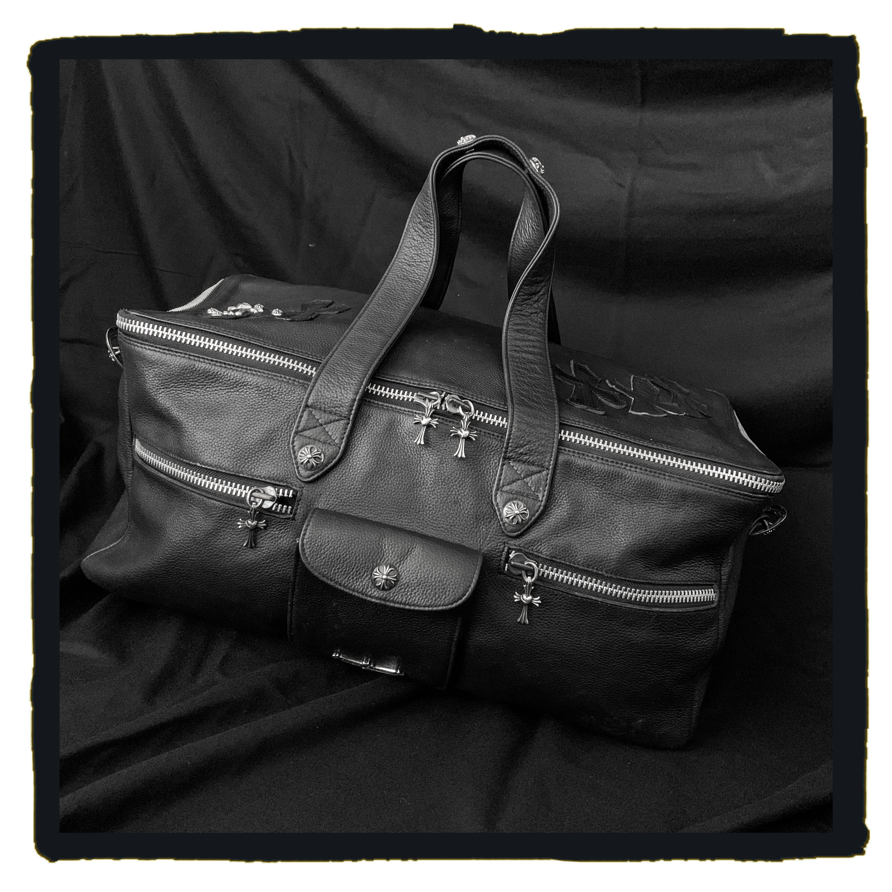 bespoke - leather trekker bag (year 2022 09) – deep anger