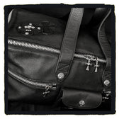 bespoke - leather trekker bag (year 2022 09) – deep anger